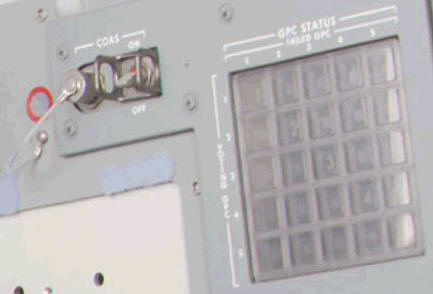 Space Shuttle Guide; Interior of the Flight Deck of the Space Shuttles.